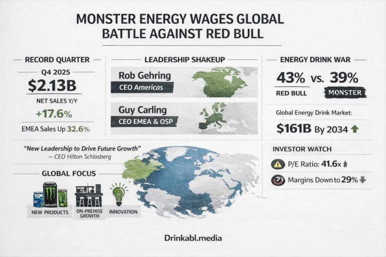Monster Energy Rewires Its Command Structure to Hunt Down Red Bull's
